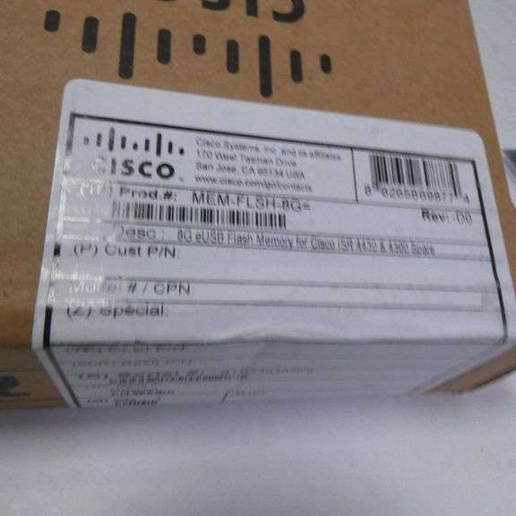 Cisco - Flash Memory Card 8 GB - Rio Grande Trade