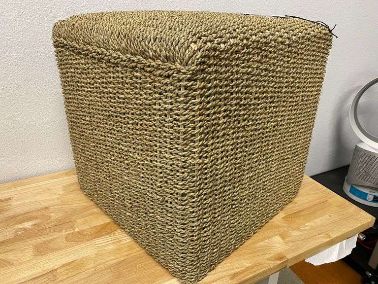 Threshold Woven Cube Ottoman - Rio Grande Trade