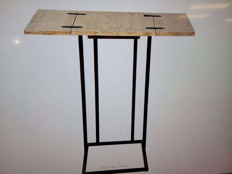 Harton Rustic Expandable C Side Table - Rio Grande Trade