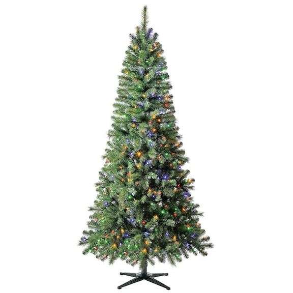 Home Accents 7.5' Wesley Pine LED Pre-Lit Tree - Rio Grande Trade