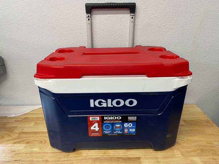 Igloo 60 Qt Wheeled Cooler Texas Edition - Rio Grande Trade