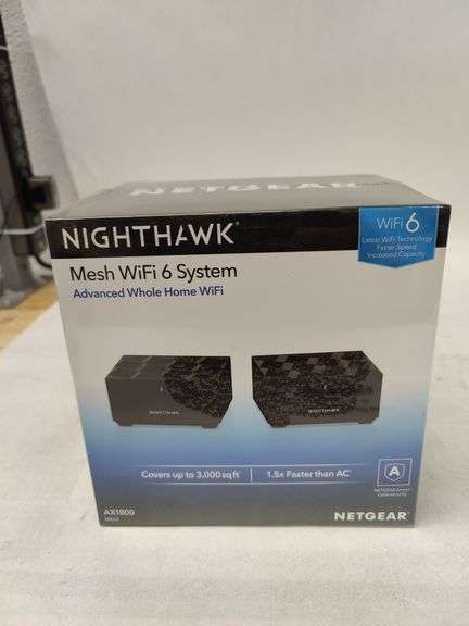 Nighthawk AX1800 Mesh Wi-Fi 6 System, New - Rio Grande Trade