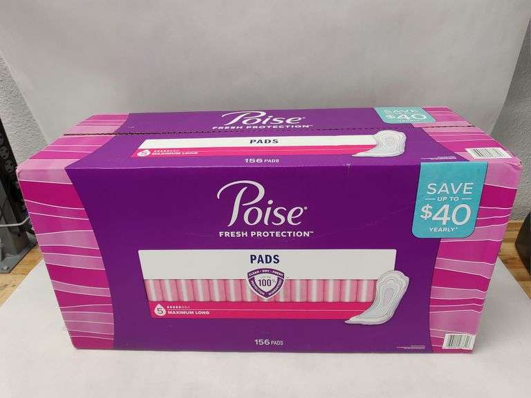 Poise Maximum Absorbency Long Incontinence Pad - Rio Grande Trade
