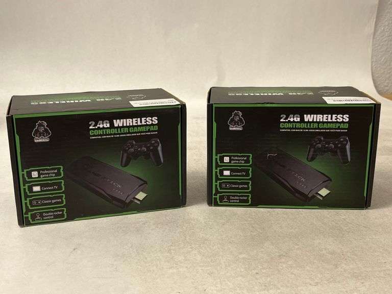 2.4G Wireless Controller Gamepad, 2 packs of 2 - Rio Grande Trade