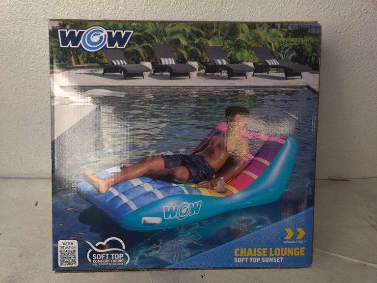 WOW Inflatable Chaise Lounge - Rio Grande Trade