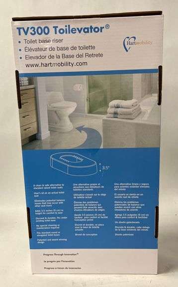 Toilet Base Riser, New - Rio Grande Trade