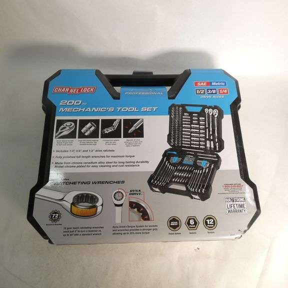 Channel Lock 200pc Mechanic's Tool Set - Rio Grande Trade