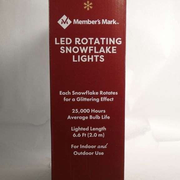 Member's Mark LED Rotating Snowflake Lights, Set of 3 - Rio Grande Trade