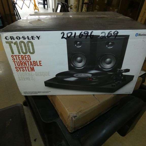 Crosley, T100 Stereo Turntable System - Rio Grande Trade