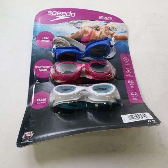 Speedo Adult Swim Goggles Triple Pack - Rio Grande Trade