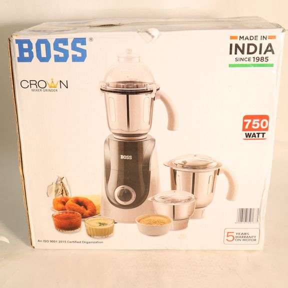 Boss Crown Mixer Grinder - Rio Grande Trade