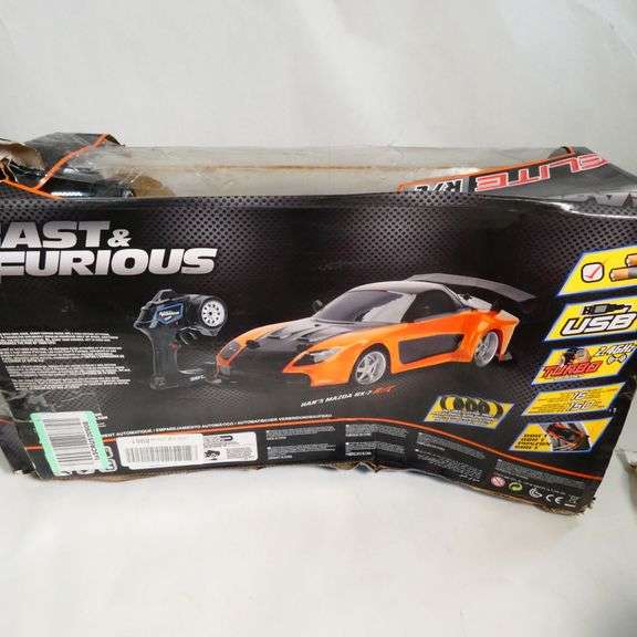 Jada Toys Fast & Furious Han’s Mazda RX-7 Drift RC Car 1 10 Scale 2 ...