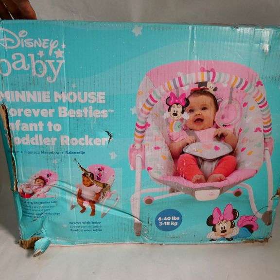 Minnie Mouse Infant to Toddler Rocker, Pink - Rio Grande Trade