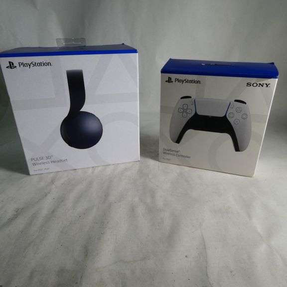 PS5 Pulse 3D Wireless Headset and DualSense Wireless Controller - Rio ...