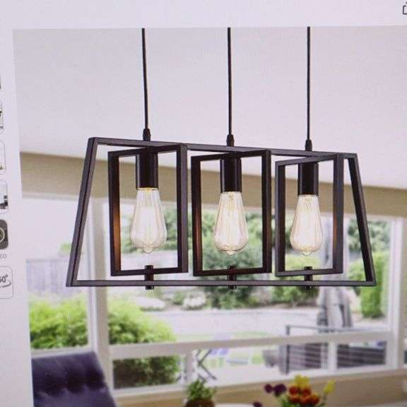 Modern Industrial 3-Light Pendant Lighting - Rio Grande Trade
