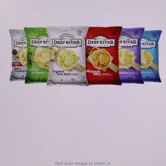 Deep River Snacks Kettle Potato Chips, Variety Pack, 2 Ounce (Pack of ...