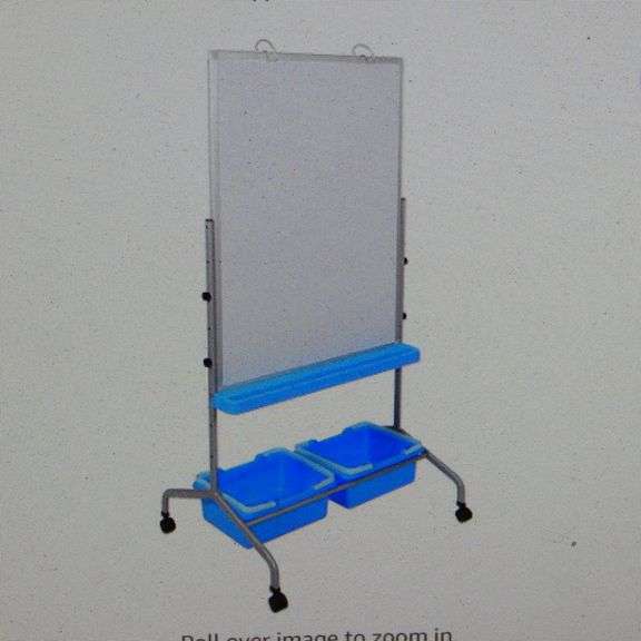 LUXOR Classroom Chart Stand with Storage Bins, 30″w x 40″h - Rio Grande ...