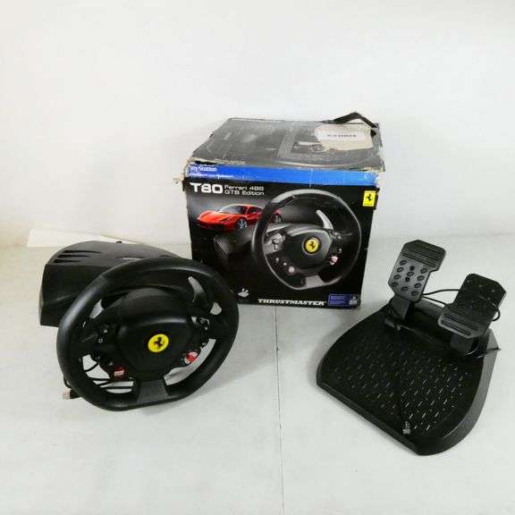 Thrustmaster - T80 Ferrari 488 GTB Edition Racing Wheel for PlayStation ...