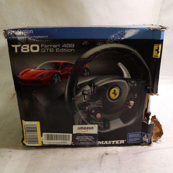 Thrustmaster T80 Ferrari 488 GTB Edition 8:10 Scale Replica for PS4 ...