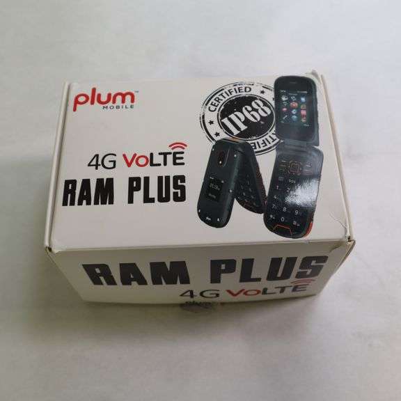 Plum RAM Plus 4G Volte Unlocked Rugged Flip Phone - Rio Grande Trade