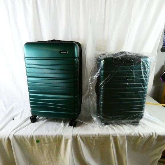 Samsonite Hardside Luggage w/ Spinners, Alpine Green, 2 Piece Set, 20 ...