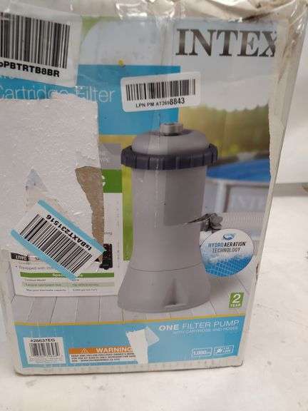 Intex Above Ground Swimming Pool Filter Pump - Rio Grande Trade