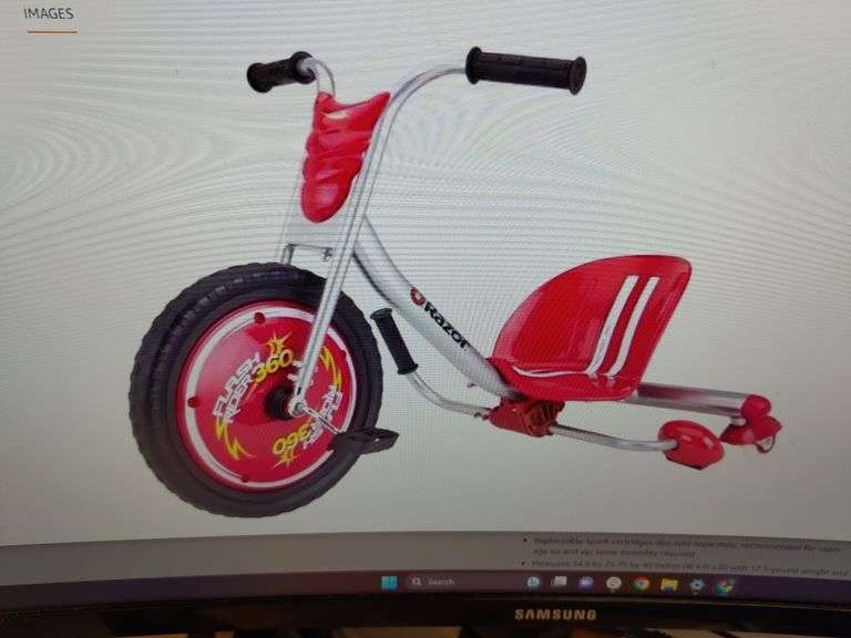 Razor FlashRider 360 Caster Trike - Rio Grande Trade