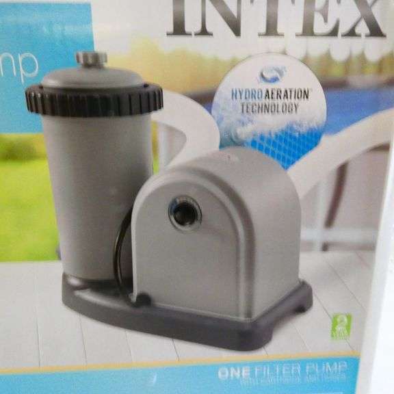 Intex Krystal Clear Cartridge Filter Pump for Above Ground Pools - Rio ...