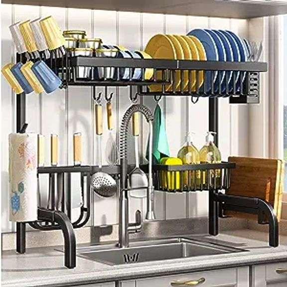 Movable Stainless Steel Dish Rack - Rio Grande Trade