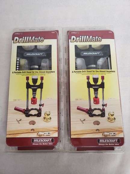 Milescraft DrillMate Multi-Angle Portable Drill Guide, Set of 2 (New ...
