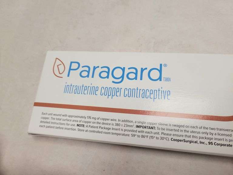 Paragard Intrauterine Copper Contraceptive, 1 unit, EXP 04/24, New ...