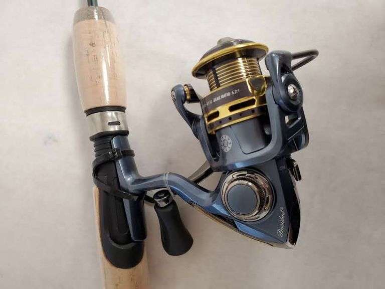 Pflueger President Spinning Reel and Fishing Rod Combo - Rio Grande Trade