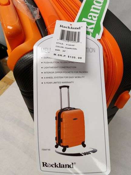 Melbourne Expandable Hardside Carry On Spinner Suitcase - Rio Grande Trade