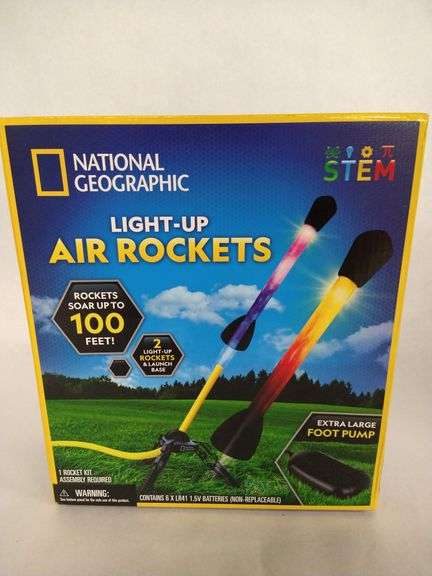 National Geographic Light-Up Air Rockets - Rio Grande Trade