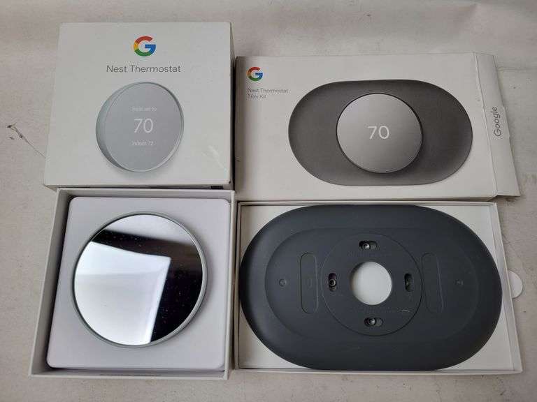 Google Nest Smart Wifi Thermostat and Back Plate Bundle - Rio Grande Trade
