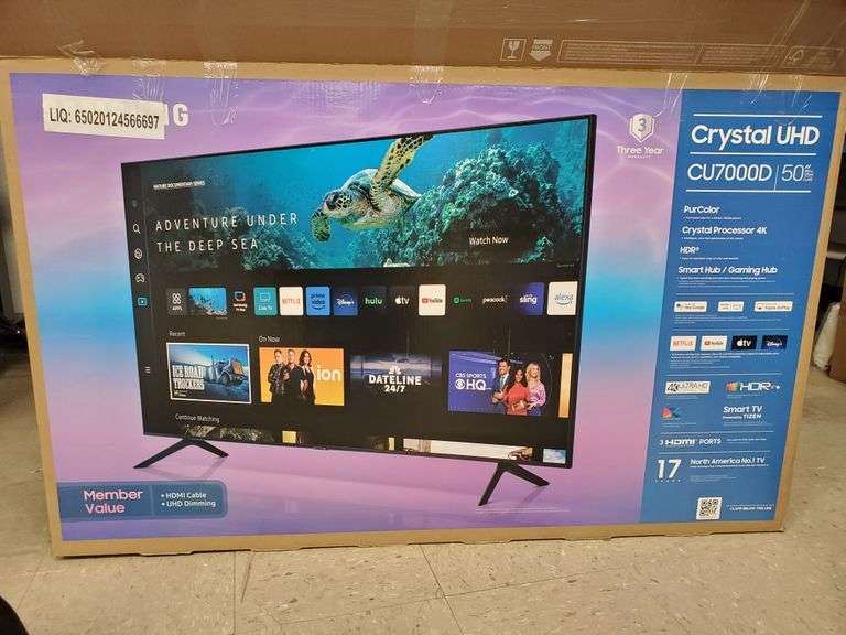 Samsung 50" CU7000 Crystal UHD 4K Smart TV - Rio Grande Trade
