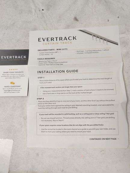 EverTrack Curtain Track - Rio Grande Trade