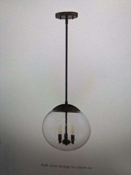 Nuvo 60/6742 Ariel 3 Light Pendant Fixture, Matte Black - Rio Grande Trade