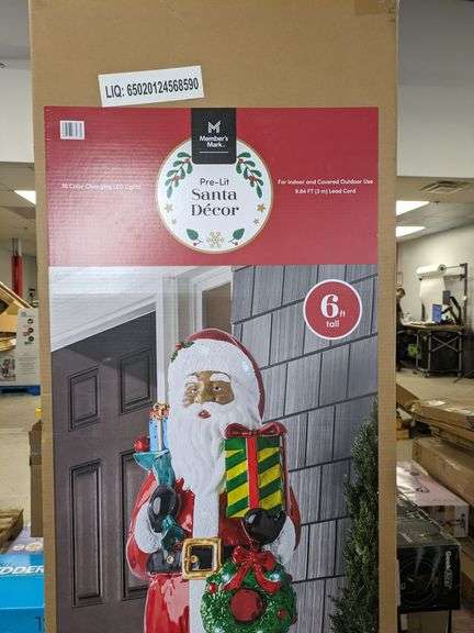 Pre-Lit Santa Decor - Rio Grande Trade