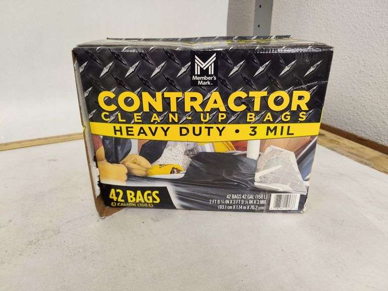 Member's Mark Contractor Clean-Up Bags Heavy Duty Box, Like New - Rio ...