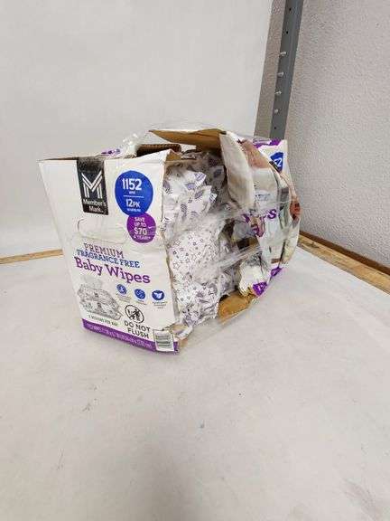 Member's Mark Premium Baby Wipes 12 Pk Box, Like New - Rio Grande Trade
