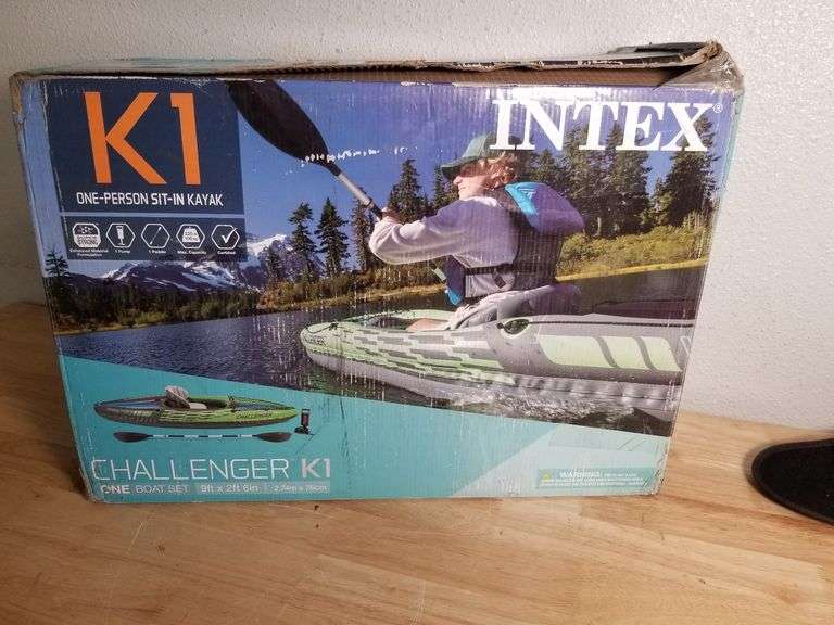 Intex Challenger Inflatable Kayak | Open Box | (See Condition Notes ...