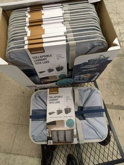 CleverMade Collapsible All-Purpose Totes, Box of 13 | Like New - Rio ...