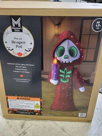 Member's Mark 5' 200 LED Pre-Lit with Color Changing Infinity Mirror ...