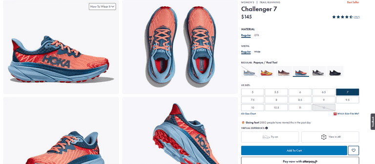 Hoka Women Challenger ATR 7B | Like New - Rio Grande Trade