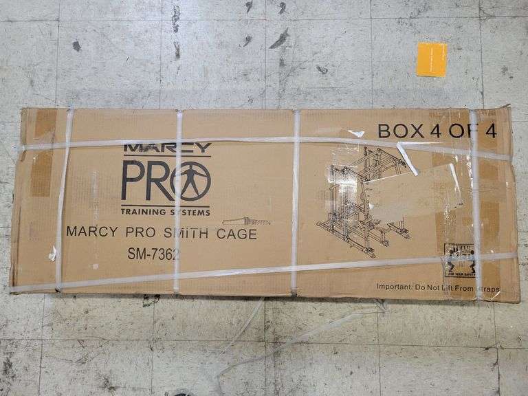 Marcy Pro Smith Home Gym Training Machine System Cage, BOX 4 of 4 ONLY ...