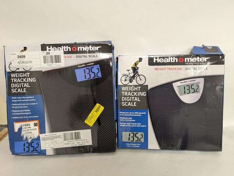 Health O Meter Weight Tracking Digital Scales Set of 2 | Open Box ...