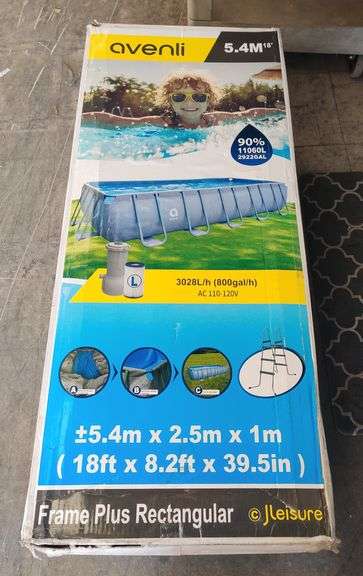 Avenli Frame Plus Rectangular Pool | Like New - Rio Grande Trade