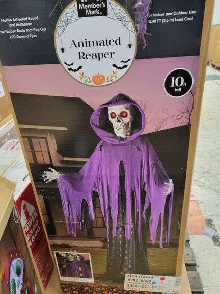 Member's Mark 10' Animated Triple Fright Reaper | Open Box - Rio Grande ...