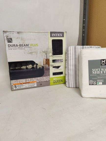 INTEX DURA-BEAM Plus (Queen 16 1/2" Height) And Members Mark Sheet ...